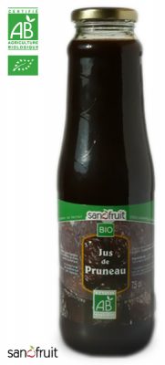 Pur Jus de pruneau Bio – 75cl – Sanofruit, Produits bio en Ardèche